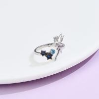 China 0.08oz 21.1mm Sterling Silver Angel Ring Nicke Free Open Silver Ring SGS for sale