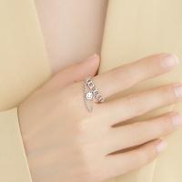 China 0.08CM 1.7g Sterling Silver Jewelry Rings Unisex Festival Smiling Face Ring for sale
