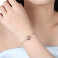 China 9.45in 0.08oz Sterling Silver Slider Bracelets Lead Free 925 Sterling Silver Bracelet SGS for sale