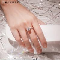 China 22.1mm 2.52g Diamond Wedding Ring festival Moissanite Womens Diamond Band Rings for sale
