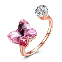 China Butterfly Sterling Silver Jewelry Rings for sale