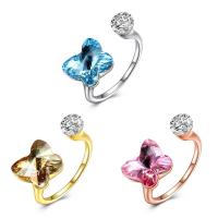 China Butterfly Sterling Silver Jewelry Rings for sale