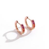 China Rainbow Sterling Silver Jewelry Earrings for sale