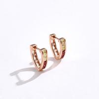 China 1.35cm Hoop Sterling Silver Jewelry Earrings for sale