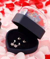 China OEM Recycled 0.406kg Jewelry Gift Box Plastic 115×115×110mm for sale