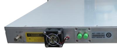 China Dual Power High Class 1550 CATV Optical Transmitter 2*9dB 1000Mhz 1G for sale