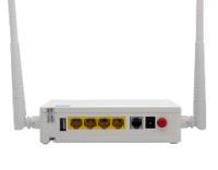 China GPON ONU F663N FTTH WiFi Router Modem 1GE 3FE 1POTS USB 11W for sale