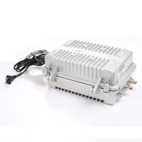 China Triple Play 3 in 1 CATV ONU Outdoor Optical Receiver Node AC220V AC60V 64 MAC for sale