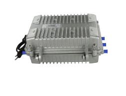 China 4 Output Fiber Optic Outdoor Optical Receiver With Return Path 106dBuV for sale