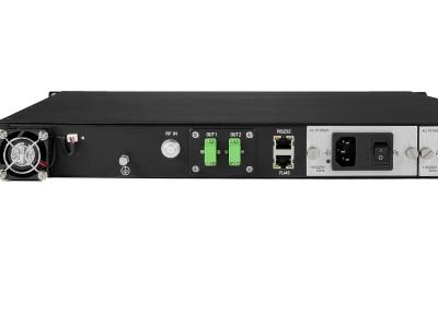 China 1550nm Optical Transmitter 2 Ports 7dB Aluminium Alloy Housing CATV for sale