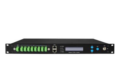China Black ISO14001 OEM EDFA Erbium Doped Fiber Amplifier 8x17dB 41dBm Output for sale