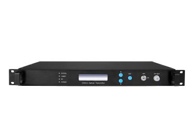 China High Index 1550nm Power DFB Laser CATV Optical Transmitter 8W 9dB for sale