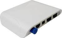 China White PP Housing FTTH Mini WDM Optical Receiver D21 72dBuV Output 12V DC for sale