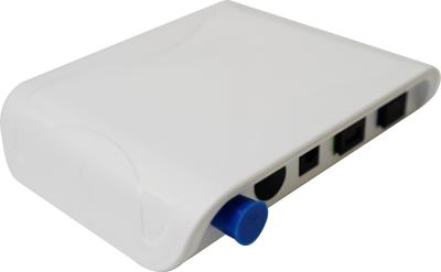 China White PP Housing FTTH Mini WDM Optical Receiver D21 72dBuV Output 12V DC for sale