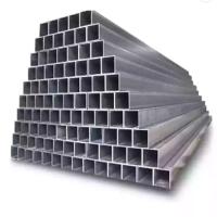 China Q195 Q235 Galvanized Square Tubes Q345 Z180 Galvanised Steel Rectangular Box Section for sale