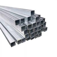 China 5.8-12m GI Steel Square Pipe Plain Square Rhs Steel Structure Building Material for sale