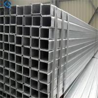 China Q195 Q235 Galvanized Square Tubes Q345 Z180 Galvanised Steel Rectangular Box Section for sale
