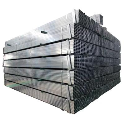 China 30x30 25x25 Galvanized Square Tubes A106 Rectangular Steel Pipe For Construction for sale