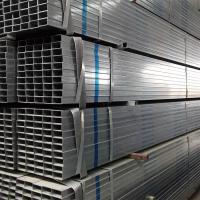 China ASTM A500 Grade A Hot Dip Galvanized Square Pipe Hollow Box Section for sale