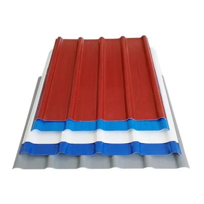China 0.105-0.8mm Colored Corrugated Metal Panels Z30 Black Roofing Sheets for sale