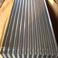 China 0.8mm Curved Corrugated Metal Panels Z30-Z275 Aluminum Roofing Sheets for sale