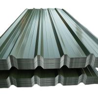 China 800mm 900mm Corrugated Galvanized Steel Panels 1000mm Black Corrugated Roof Sheets for sale