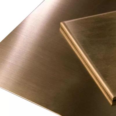 China 99.97 Pure Copper Sheet 4X8 C10100 C11000 C12200 C21000 C22000 C23000 for sale