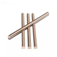 China 99.9 99.99 Copper Rod Bar 99.95 Pure C10100 Round Brass Bar for sale