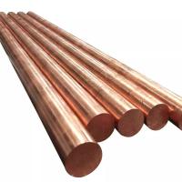 China 99.99 Pure Copper Rod Round Bar C12200 C18980 C15715 Edge Closing Flat Rod 8mm for sale