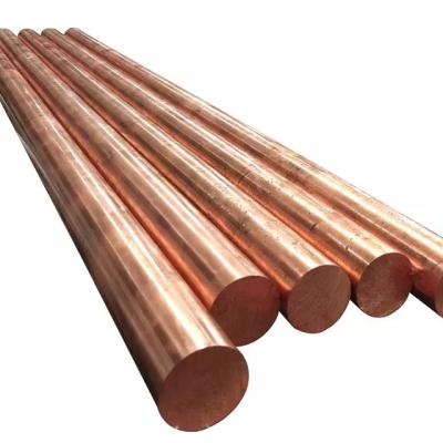 China 99.99 Pure Copper Rod Round Bar C12200 C18980 C15715 Edge Closing Flat Rod 8mm for sale