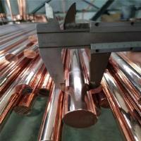 China 12mm Pure Copper Earth Rod TP1 TP2 2.1293 Solid Copper Round Bar Low Price Per Kg for sale
