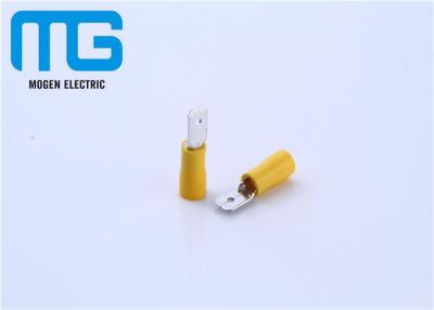 China Durable brass plating tin Insulated male Electrical Quick Disconnect for sale