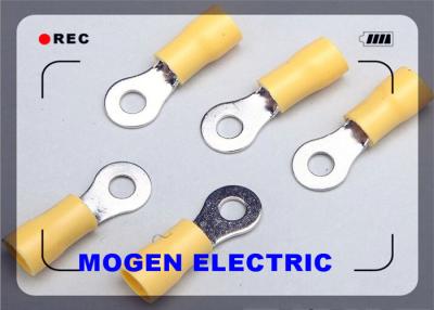 China RV5.5-4 crimped terminal Copper workable quality ring Insulated Wire Terminals for sale