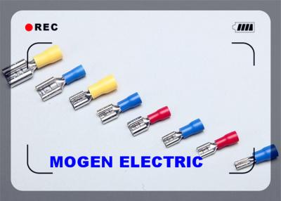 China Durable Industrial PVC Tinned Brass Insulated Female Disconnects for sale