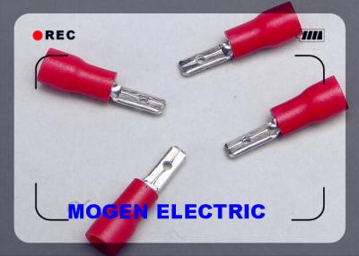 China Customized factory Insulated male disconnects,brass male insulated red Electrical Quick Disconnect for sale
