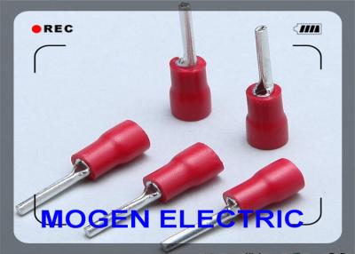 China Position mobile pin Insulated Wire Terminals hot selling PTV Insulator red for sale