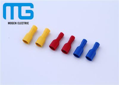 China Non Toxic FDFD Fully Insulated Female Electrical Quick Disconnect , Cable Crimping Terminal Lugs for sale