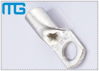 China Electrical Wire Lugs 18mm - 200mm , Tin Surface Plating Copper Cable Lugs for sale