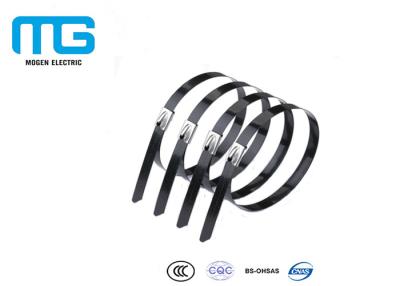 China Pvc Coated S304 316 Stainless Steel Wire Ties , Stainless Steel Cable Clamps Cable Accessories for sale