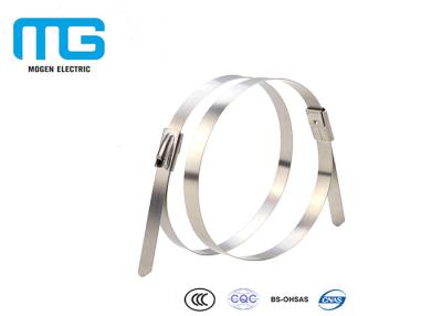 China Customized Stainless Steel Cable Ties Self Locking Wiring Accessories for sale