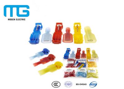 China Electrical Insulated Wire Connectors / Tin Plated Copper Quick Wire Splice Connector for sale