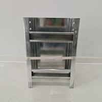 China Customized Silver Stainless Steel Cable Tray Rectangle Shape Ventilated Design for sale