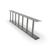 China Customizable Silver Galvanized Cable Tray / Cable Ladder Tray Fire and Weather Resistant with Bends for sale