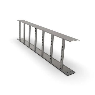 China Customizable Silver Galvanized Cable Tray / Cable Ladder Tray Fire and Weather Resistant with Bends for sale
