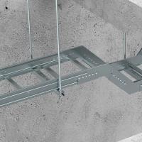 China Fire Resistant Steel Cable Ladder Tray Wall Mounted Installation Weatherproof Bends and Tees for sale