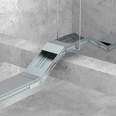 China Corrosion Resistance Extruded Silver Cable Tray With Flexible Length Customization for sale