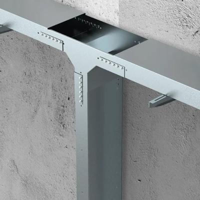 China Extrusion Craft Galvanized Steel Cable Tray System with Connectors and Custom Lengths for sale
