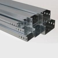 China Non flammable Silver Galvanized Cable Tray Corrosion Resistance Easy Wall or Floor Installation for sale