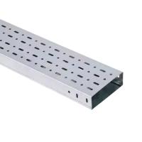 China Silver Galvanized Cable Tray with Accessories for Indoor and Outdoor Cable Management for sale