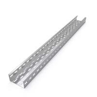 China Rust-Resistant Galvanized Cable Tray with Solid&Perforated Bottom and Free Samples Available for Customizable Size for sale